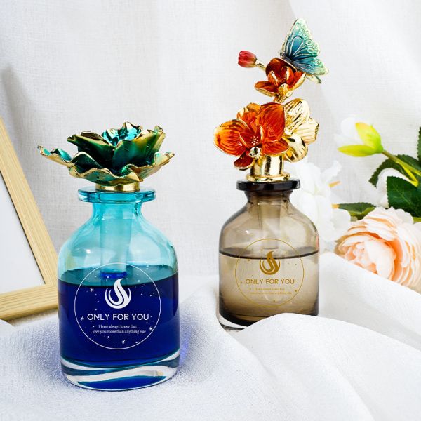 Quality Home Fragrance 100ml Luxury Aromatherapy Reed Diffuser Essential Oil Set for sale