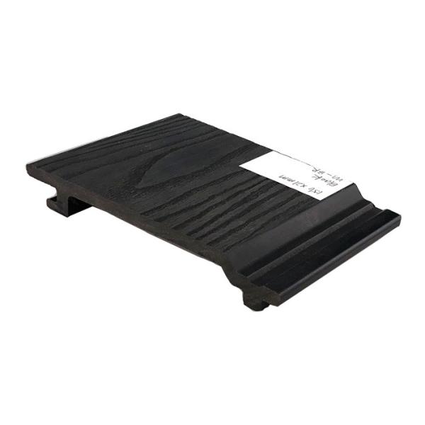 Quality 219X26mm Wood Plastic Composite Wall Panel Black Wood Composite Wall Cladding for sale