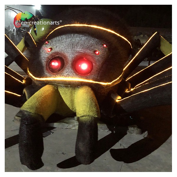 Quality 6 meters Artificial Large Animatronic Spider for sale
