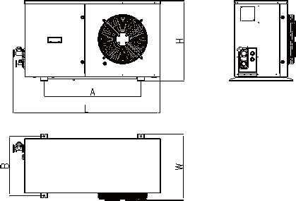 Quality R404A Hermetic Refrigeration Condensing Unit Box Type 1700m3/H for sale