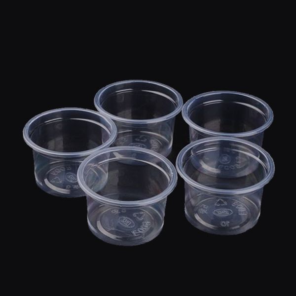 Quality Mini PP Plastic Disposable Sauce Cup Clear 1oz 3oz 4.5oz for sale