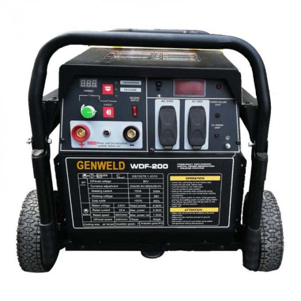 Quality Portable 200A Gasoline Engine Driven Welder (MMA, TIG, Cellulose-down welding) for sale