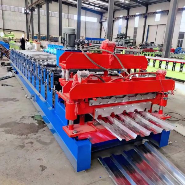Quality 380v 50-60hz  Roof Tile  Roof Sheet Double Layer Roll Forming Machine for sale