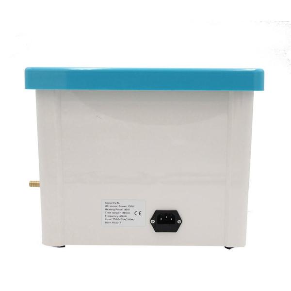 Quality 5L Ultrasonic Denture Cleaner Frequency 40Hz Power 120W Size 315 * 215 * 270mm for sale