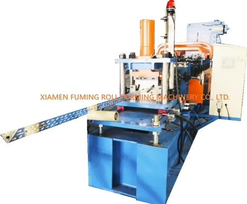 Quality Racking Slotted Angle Roll Forming Machine 18.5KW Customized for sale