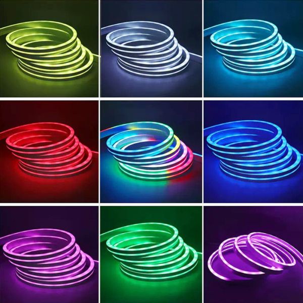 Quality Multi Color Pixel Light Strip 5v Rgb Neon Light Addressable 7x15 for sale