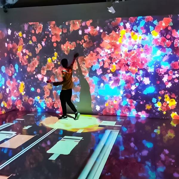 Quality Immersive 360 Projection Interactive Wall Projector 3 Channels for sale