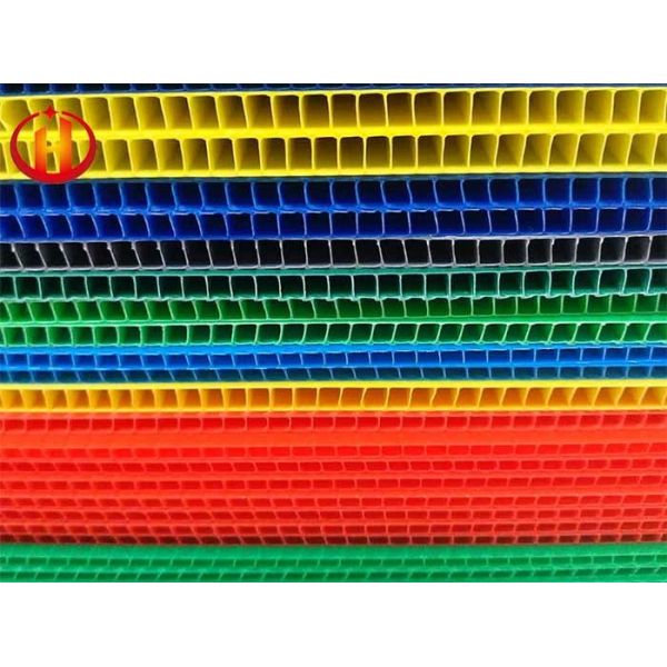 Quality Colorful Non Toxic Polypropylene Corrugated Plastic Sheet For Packaging for sale