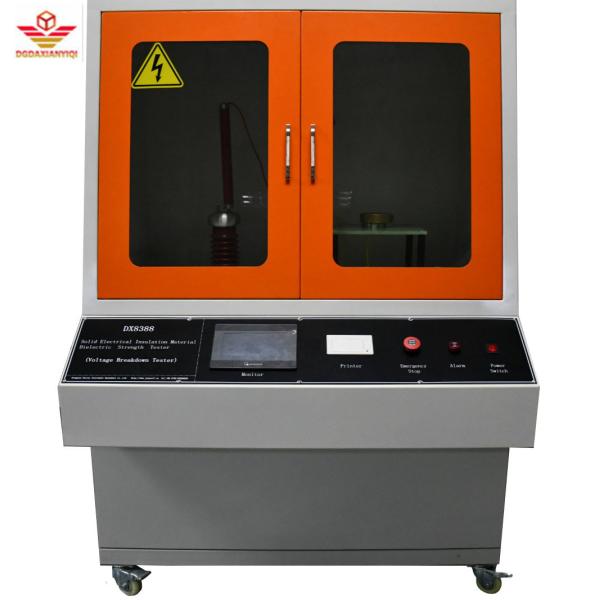 Quality 50KV IEC 60243 ASTM D149 Voltage Breakdown Tester , Solid Isulation Material for sale