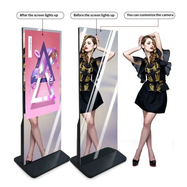 Quality Indoor Gym Smart Magic Mirror Touch Screen 43 Inch Android Digital Display for sale