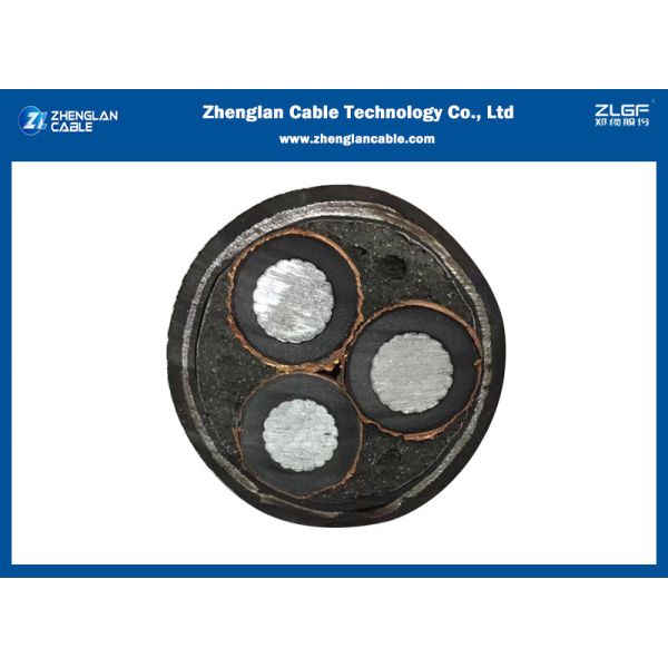 Quality 12.7/22(24)KV 3Cx240sqmm Tripolar Medium Voltage Power Cables 12/20(24)KV Xlpe Insulated for sale