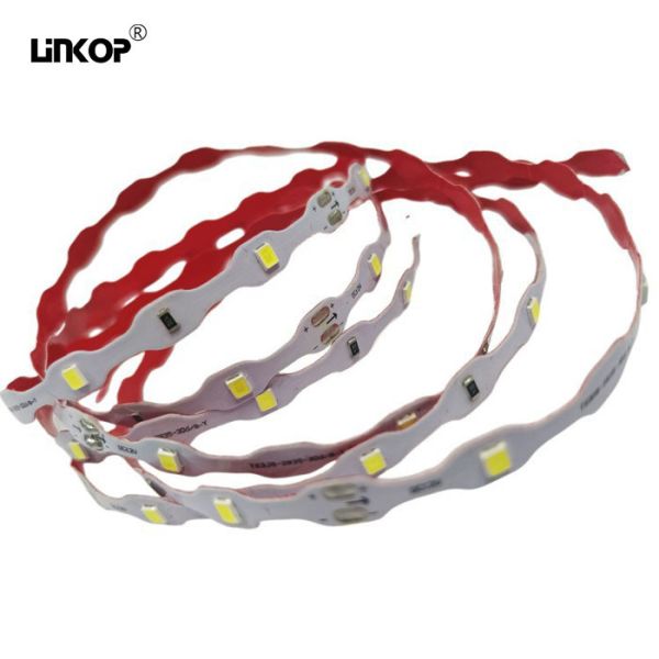 Quality Bright S Shaped Single Color Led Light Strip 12v With White Light Warm White for sale