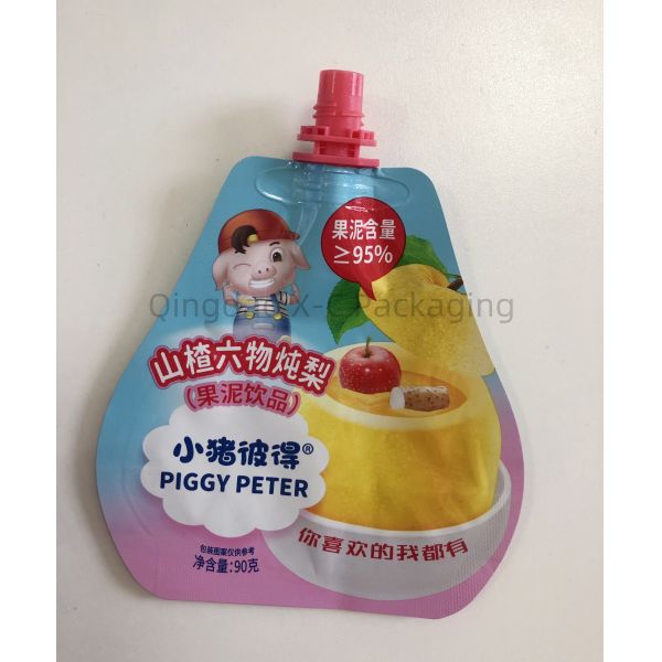 Quality Customized Shaped Packaging Bag Die Cut Handle Glossy Matte Food Packaging for sale