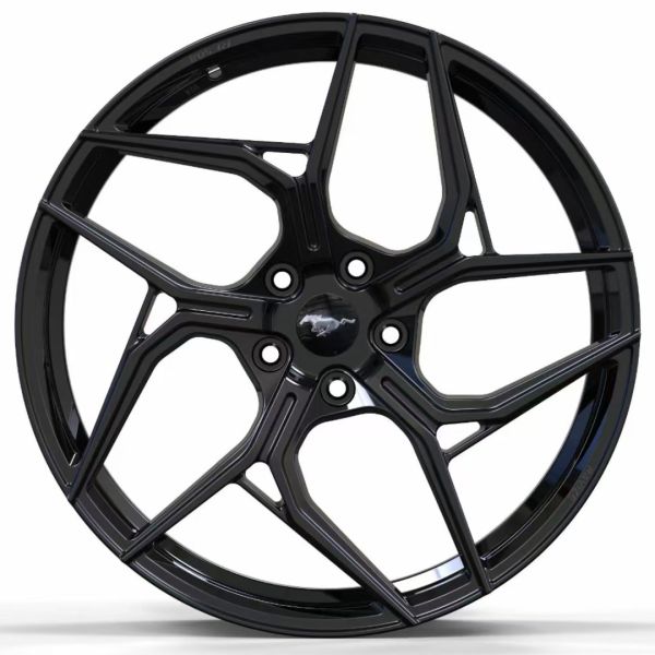 Quality Ford Mustang GT Gloss Black Custom Forged Wheels for sale