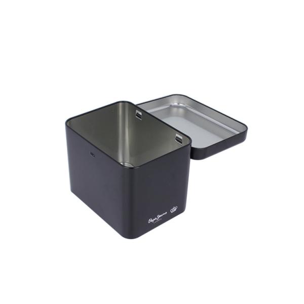 Quality Custom Watch Gift Box Printed Metal Tin Boxes with Hinged Lids Wholesale Tin for sale