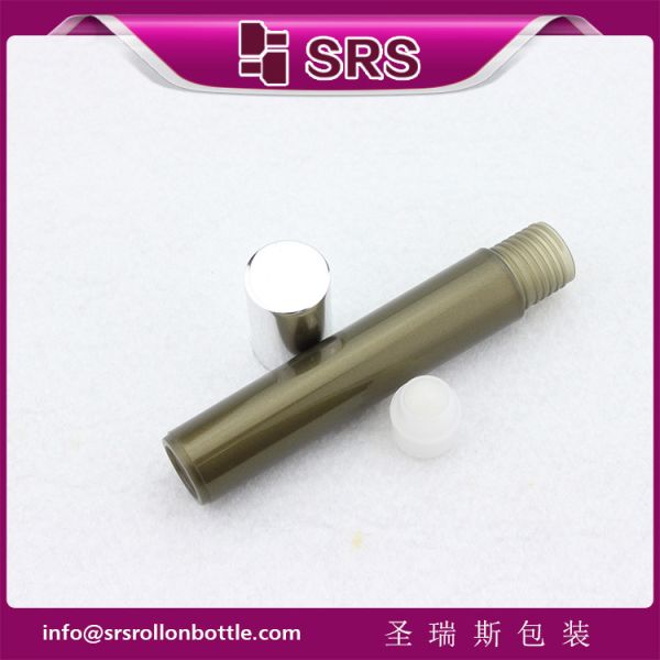 Quality 15ml roller bottle with plastic ball and aluminum cap for perfume for sale