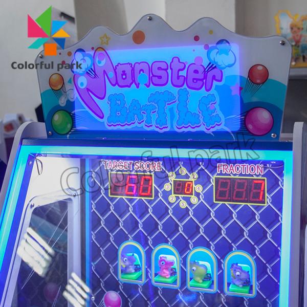 Quality Shooting Ball Ticket Redemption Machine , Coin Operated Dino Arcade Game for sale