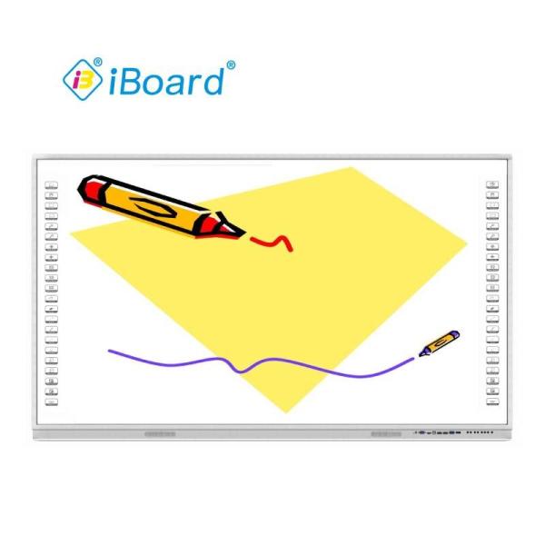 Quality Education Android Interactive Whiteboard Infrared Touch Two Sides Hotkeys for sale