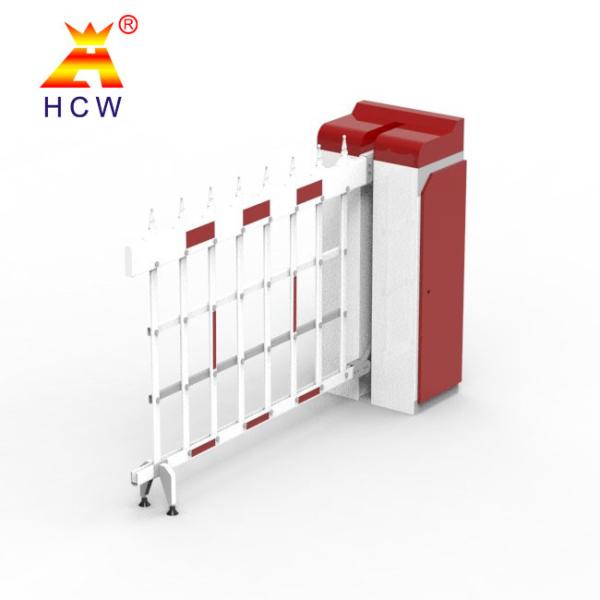 Quality Intelligent Parking Lot Airborne Boom Barrier 160W Brushless DC Motor Fence Type for sale