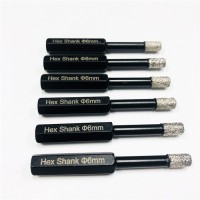 Quality OD 6mm Vacuum Brazed Diamond Core Bits For Porcelain Tile for sale