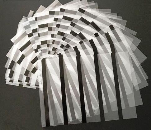 Rpvc Coated Overlay 0.06mm HICO / LOCO Strips Card Film Magnetic Stripe For Loyalty Cards