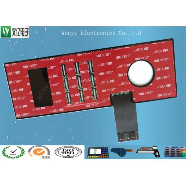 Quality Waterproof Circuit Capacitive Membrane Switch / PCB Membrane Switch Keypad for sale