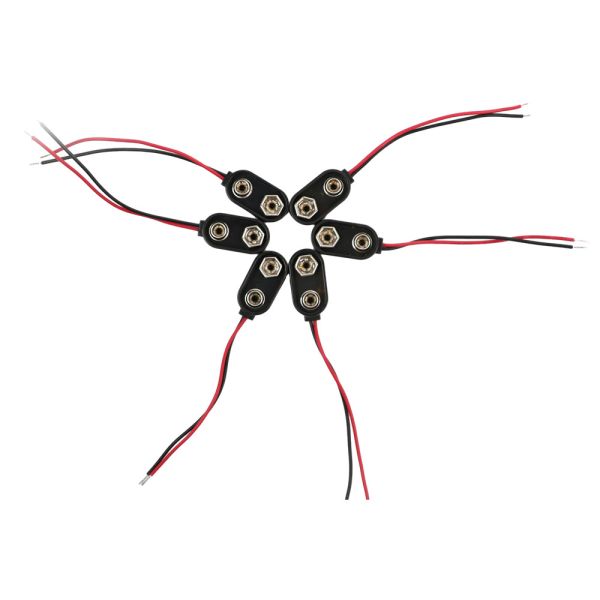 Quality 15cm 2 Pin Cable Wire Assemblies , SH Connector Wire Harnesses Battery Snap Clip for sale