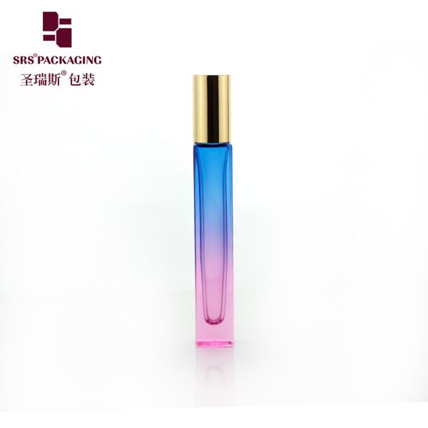 Quality GB2-10ml Square Glass Ball Roll On Bottle for sale