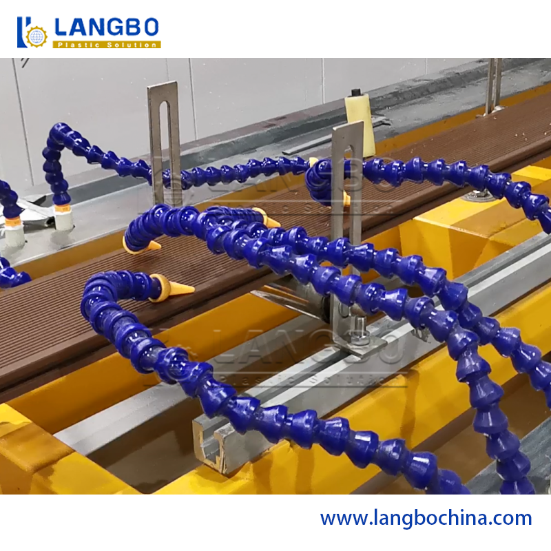 Quality PVC / WPC Profile Extrusion Line Motor Double Screw Design for sale
