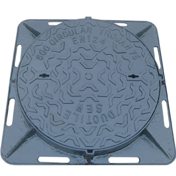 Quality Industrial Ductile Iron Manhole Cover B125 Durable For Heavy Traffic Areas for sale