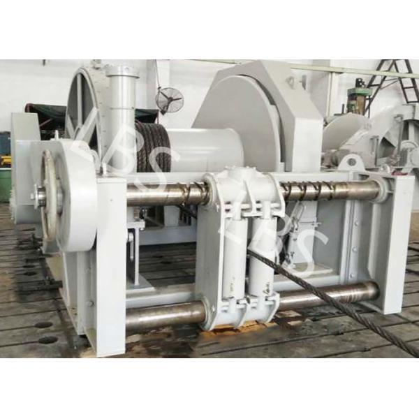 Quality Smooth Drum Spooling Device Winch / Wire Rope Ranging Device Winch for sale