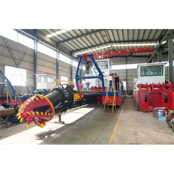 Quality 50KW Empty Running Pre Tested Cutter Suction Dredge With German Rexroth for sale