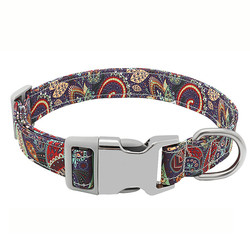 Quality Odm Oem Personalized Dog Collars And Leashes With Name Plate for sale