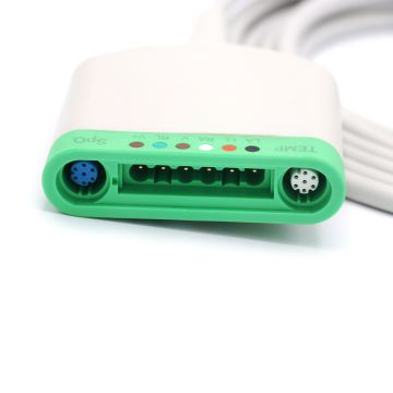 Quality Multi Function ECG EKG Cords Medical Practical Compatible Drager Siemens for sale