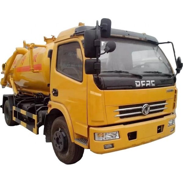 Quality Model DFAC 4x2 Sewage Suction Truck with 6 CBM Tank Capacity and 1-10T Load Capacity for sale