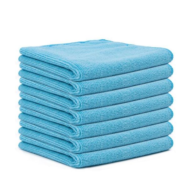 Quality Customized Plain Solid Color Microfiber Kitchen Cleaning Cloth in Various Sizes for sale
