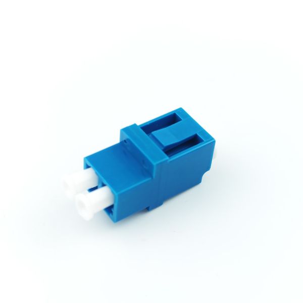 Quality Standard Flange 2-Port Duplex LC UPC Optic Fiber Adapter Used Earless Coupler for FTTH for sale