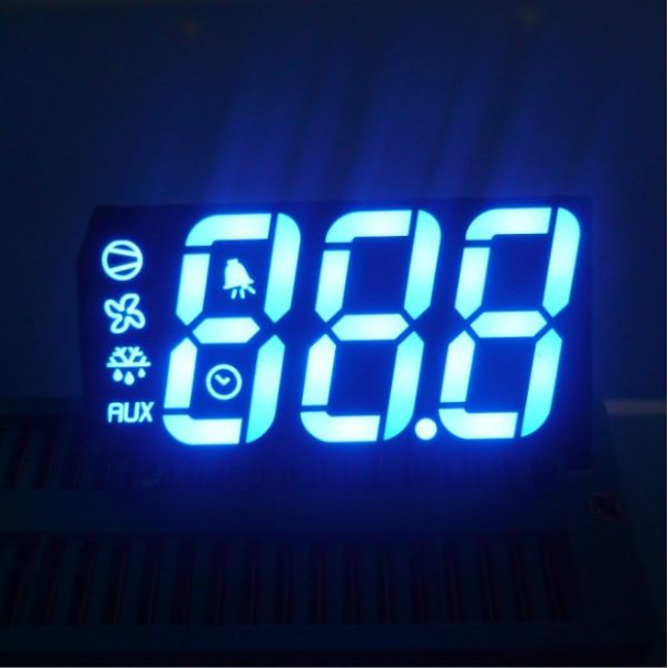 Quality Stable Performance 3 Digit 7 Segment Custom Led Display for Refrigerator Control Panel for sale