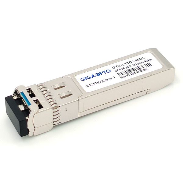 Quality 25GBASE ER SFP28 Optical Transceiver 1310n 40km Optical Module EML APD SMF LC DOM for sale