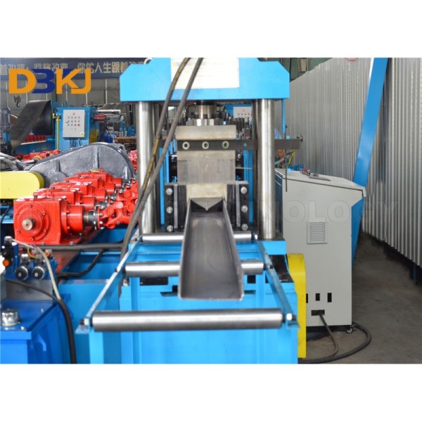 Quality 76mm Shaft Gearbox 5mm Post C Section Roll Forming Machine for sale