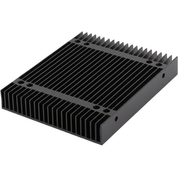 Quality Electronic Devices Skived Fin Heat Sink Black Lightweight Thermal Component Designed for Electronics Cooling and Heat Dissipation for sale