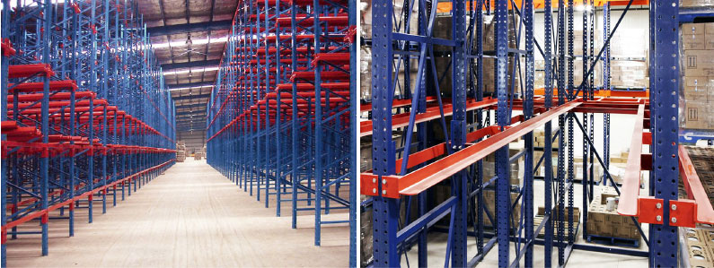 Drive Through Rack Heavy Duty Pallet Rack  Warehouse Storage Racking
