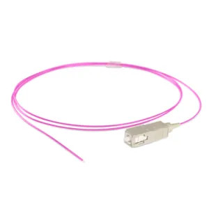 Quality Fiber Optic Pigtail Multimode OM4 SC Adaptor PVC Jacket for sale