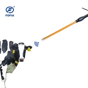 Quality ISO 11784/11785 LF RFID Stick Reader cattle tag reader With large data storage for sale