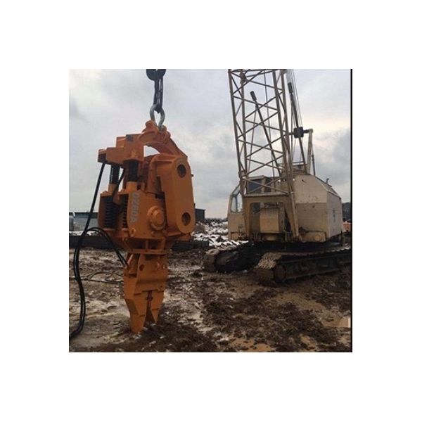Quality 200kN Pulling 60kw Hydraulic Guardrail Electric Pile Driver Machine for sale