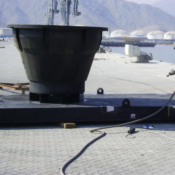 Quality High Density Natural Rubber Boat Docking Bumpers Wear Resistant for sale