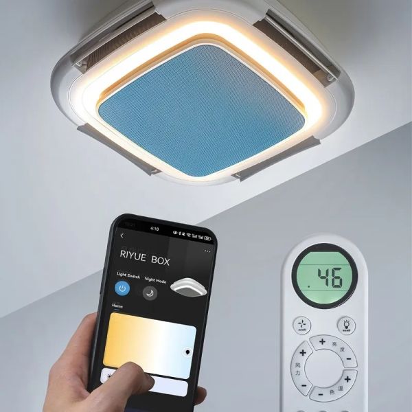 Quality Wholesale factory Model 7023 Newest Smart Ceiling Fan with Light Bedroom Fan Light Vaneless Fan Ceiling Light for sale