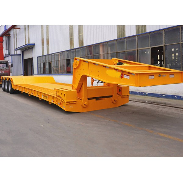 Quality Gooseneck Lowbed Trailer Customization For Oversized Load Transportation for sale