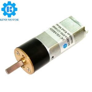 Quality Quiet Brushed DC Geared Motor With 16mm Gearbox 1:360 Reduction Ratio for sale