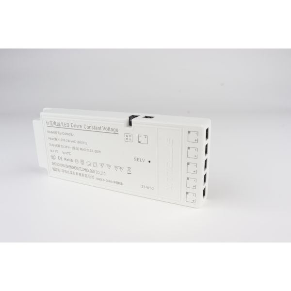Quality 60W 24V Ultra Thin Power Supply For LED Lighting Project Installation for sale